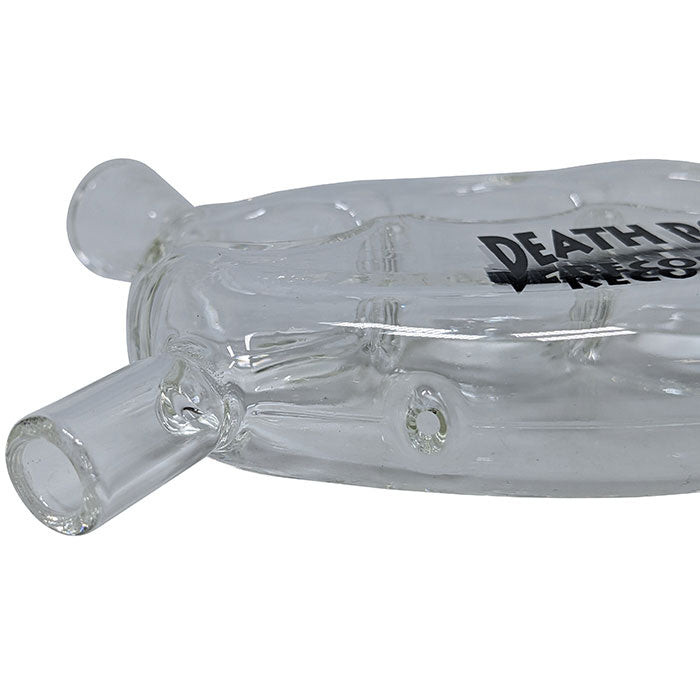 Death Row - 6" Knuckle Blunt Bubbler - Clear - Swed Wholesale