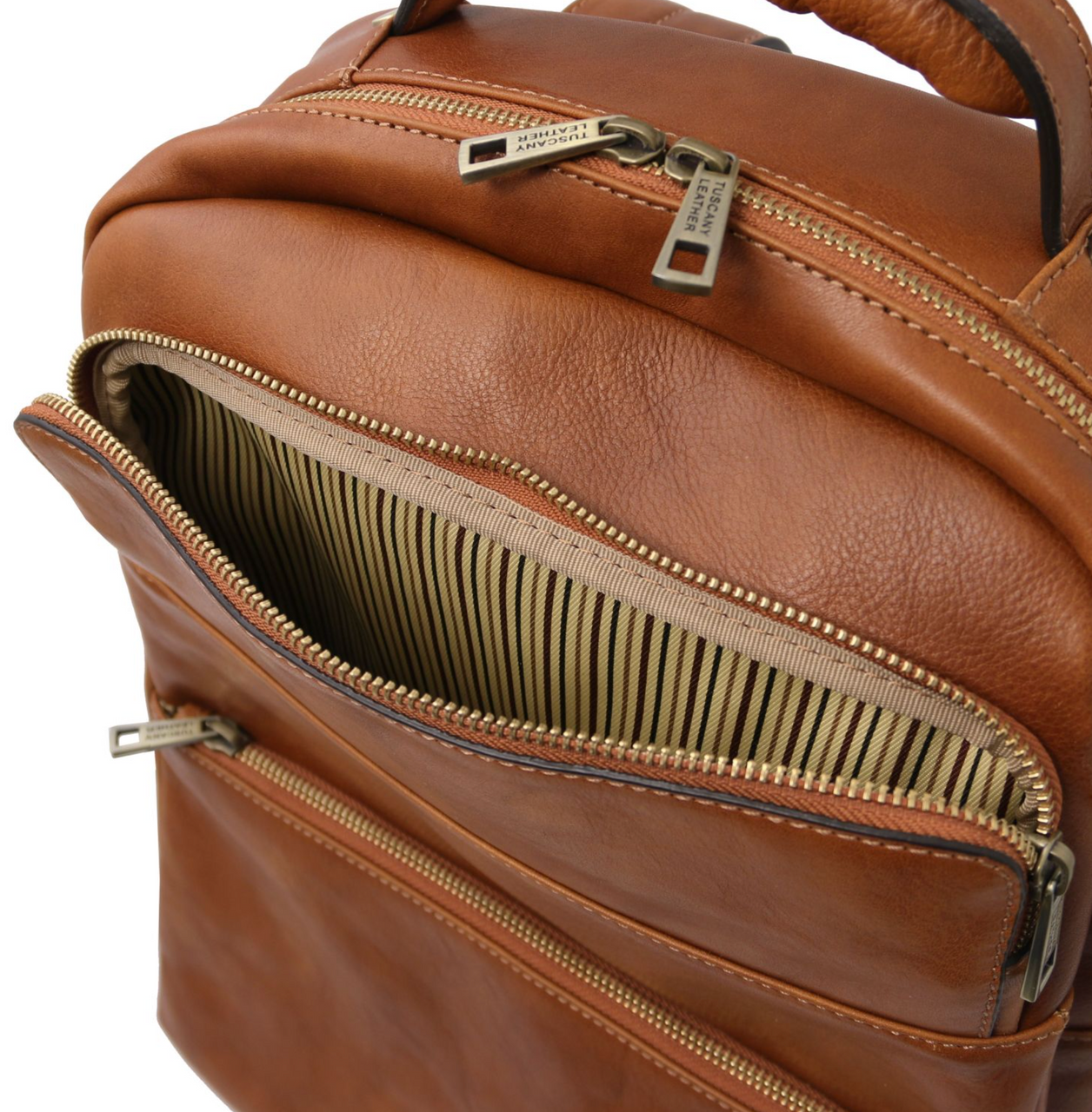 Tuscany Leather Melbourne Leather Laptop Backpack