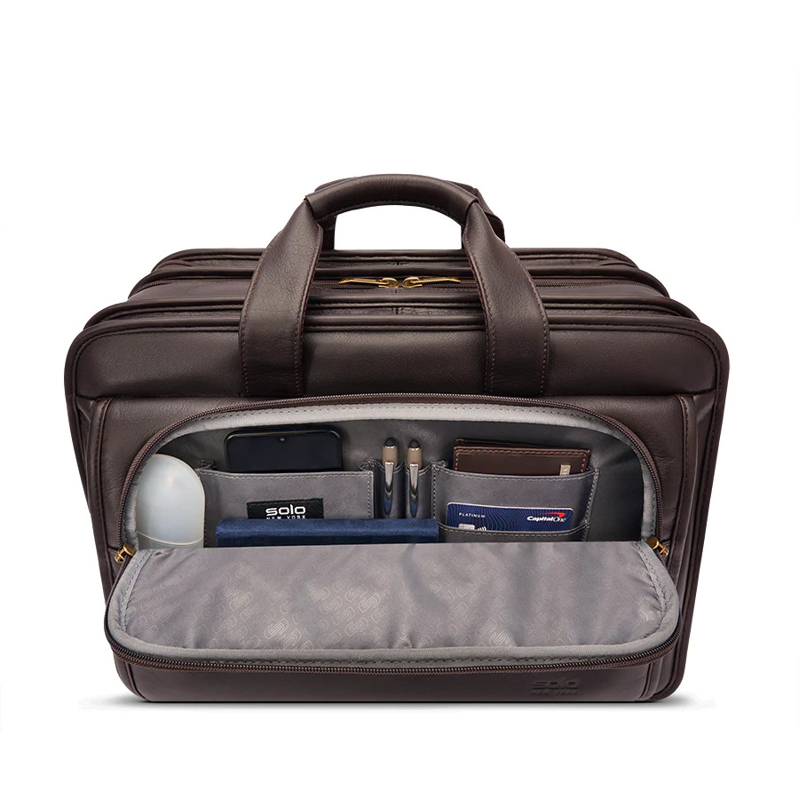 Solo Classic Leather Briefcase