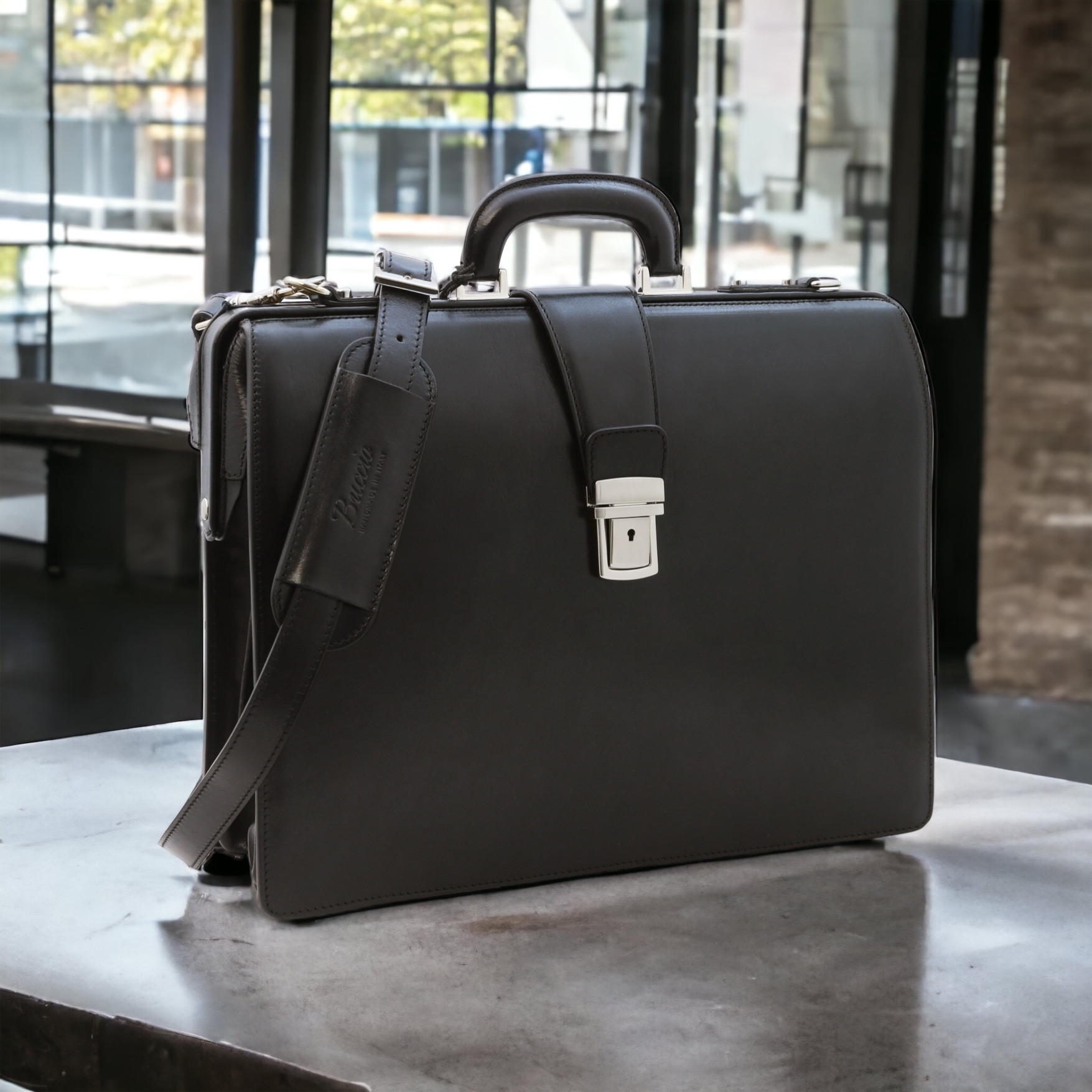 Monogram Monogrammed Personalized Leather Briefcases & Bags for Men & Women