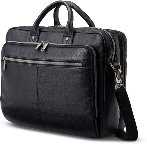 Samsonite Leather Classic Toploader Briefcase