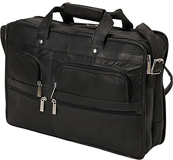 Edmond Leather Expandable Business Briefcase EL-291