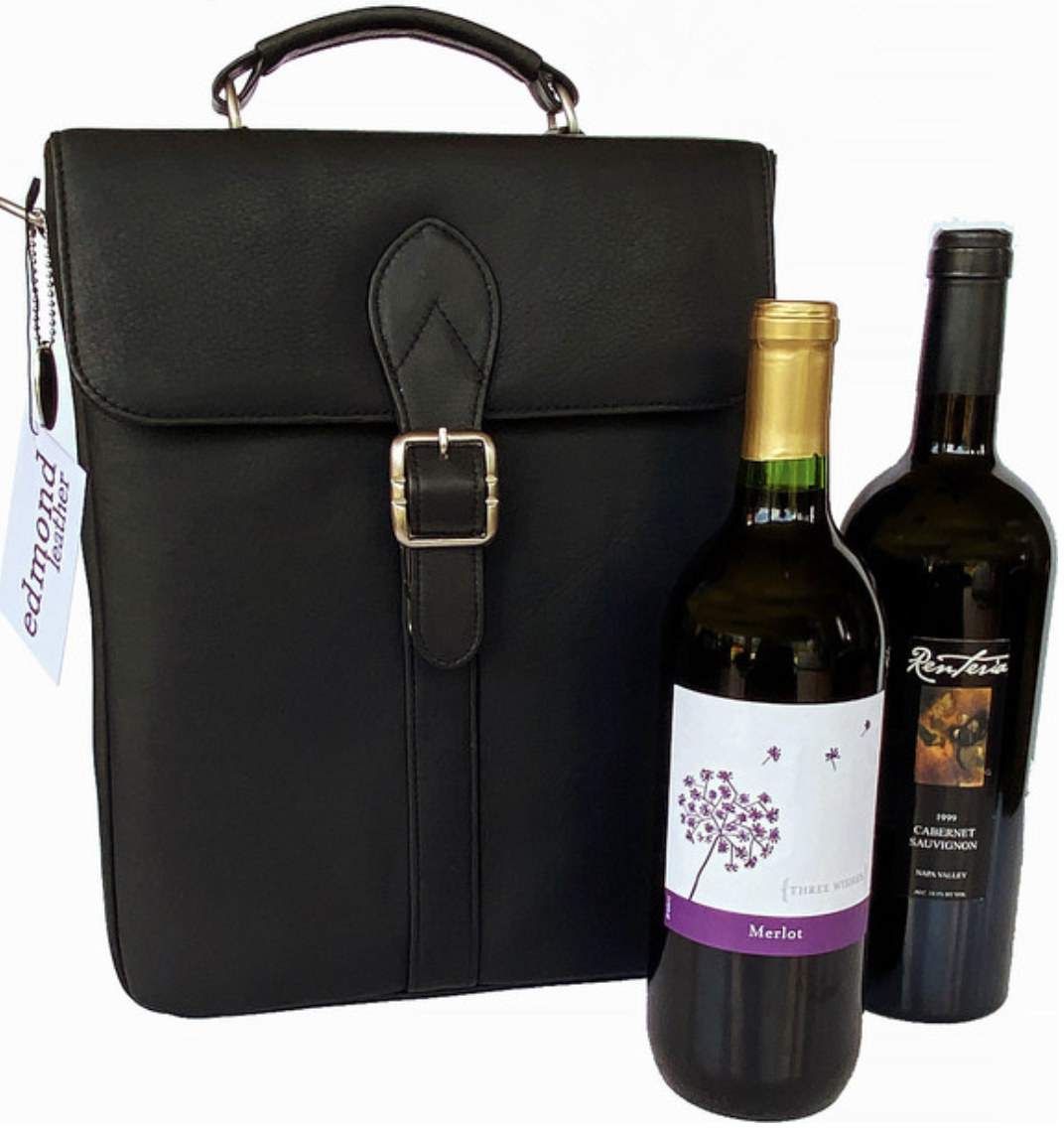 Make Your Gift Giving Easy with Our Monogrammed Leather Wine Carriers ...