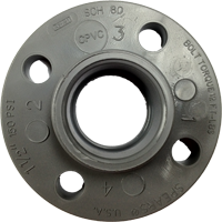 FLANGE PVC 80 SOC 1/2