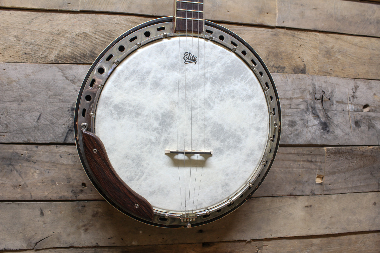 Kay K-52 1950s Resonator 5 String Banjo - New Head