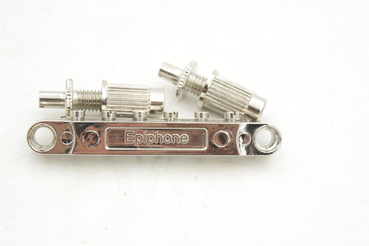 Epiphone Les Paul Tune-O-Matic Nickel Bridge w/ Posts, clip lock