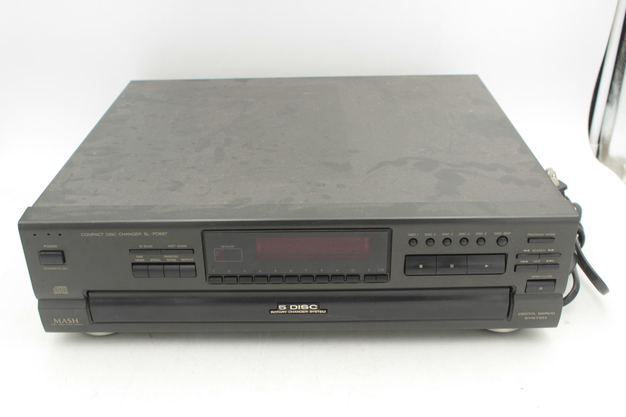Technics SL-PD887 5 Disc CD Changer Player Digital Stereo System No Remote