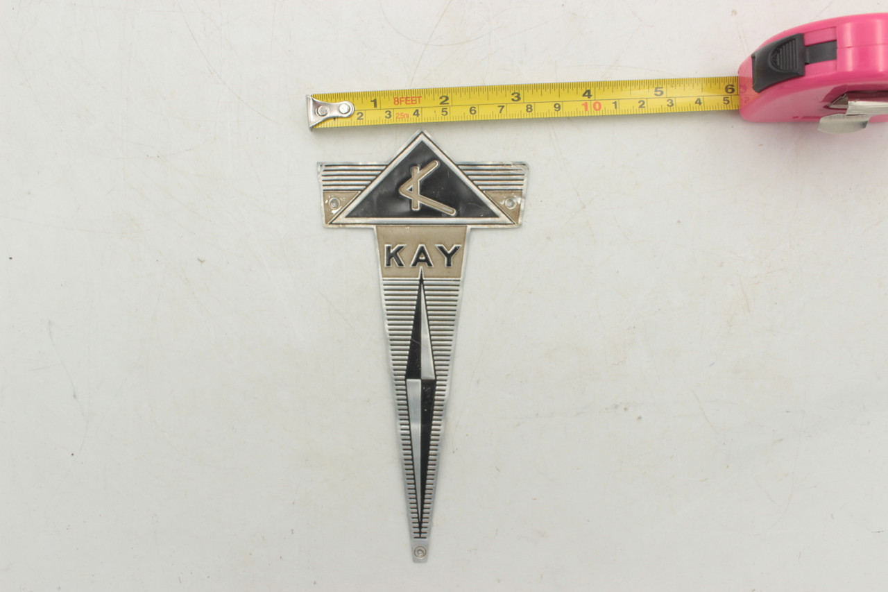 Vintage 1959 USA Kay Guitar & Bass Logo Badge Original 1959-1961