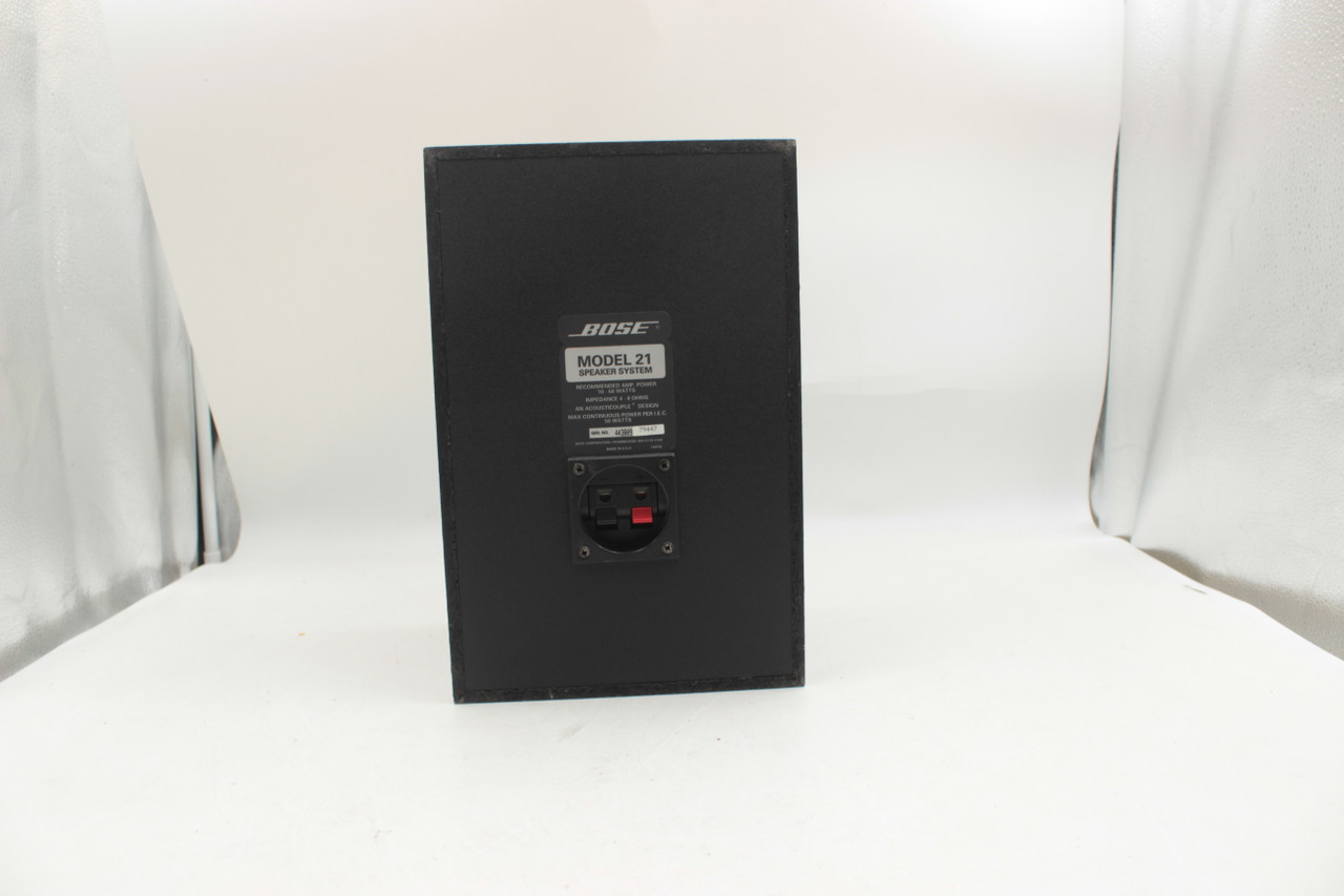 Bose Model 21 4-8ohm 60 watt Single Bookshelf Speaker