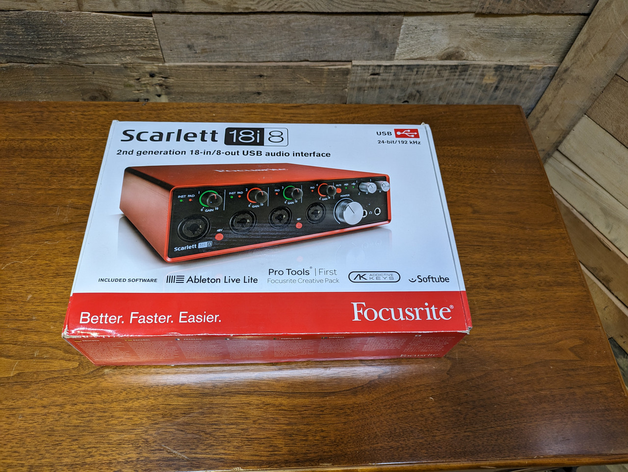 Focusrite Scarlett 18i8 2nd Gen USB Audio Recording Interface