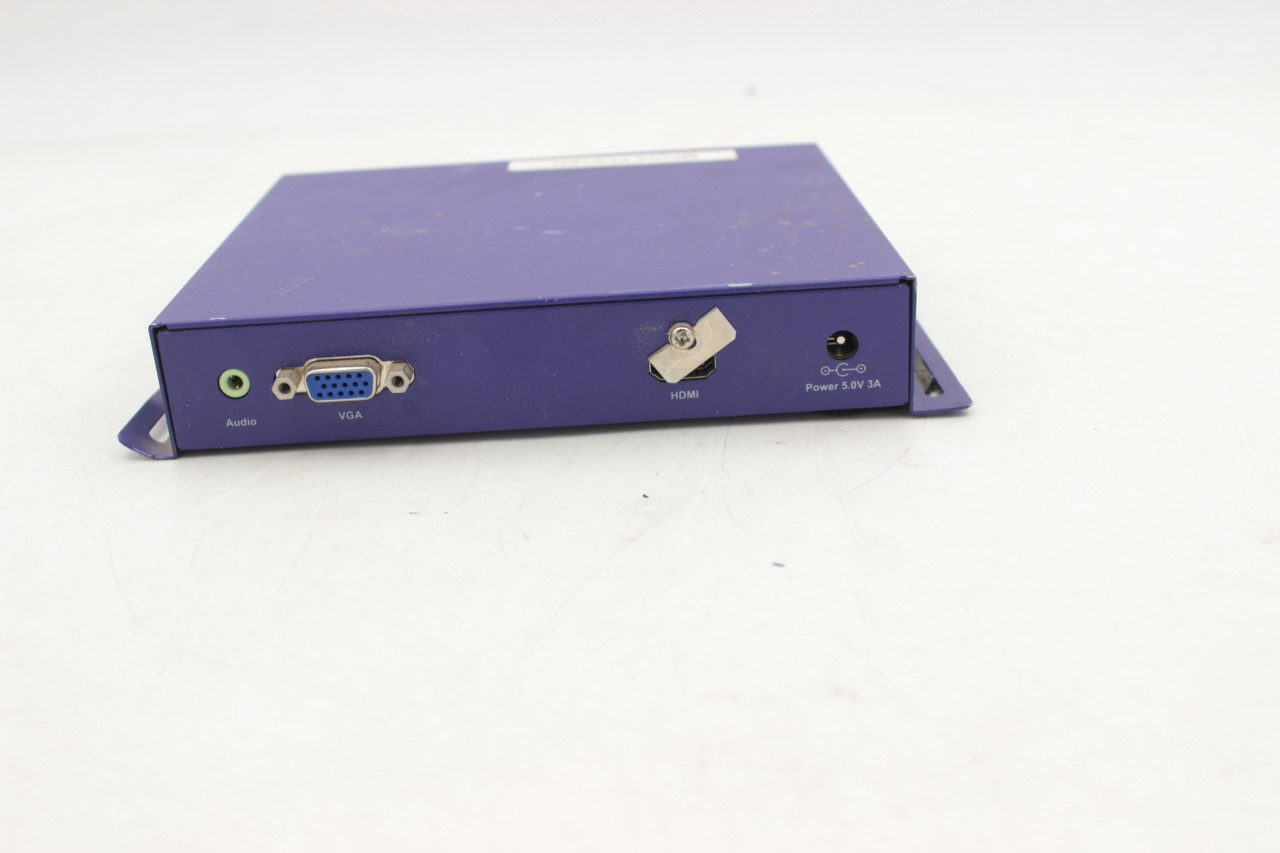 BRIGHTSIGN HD410 MEDIA PLAYER, 5V 3A. Works! No Power Cord