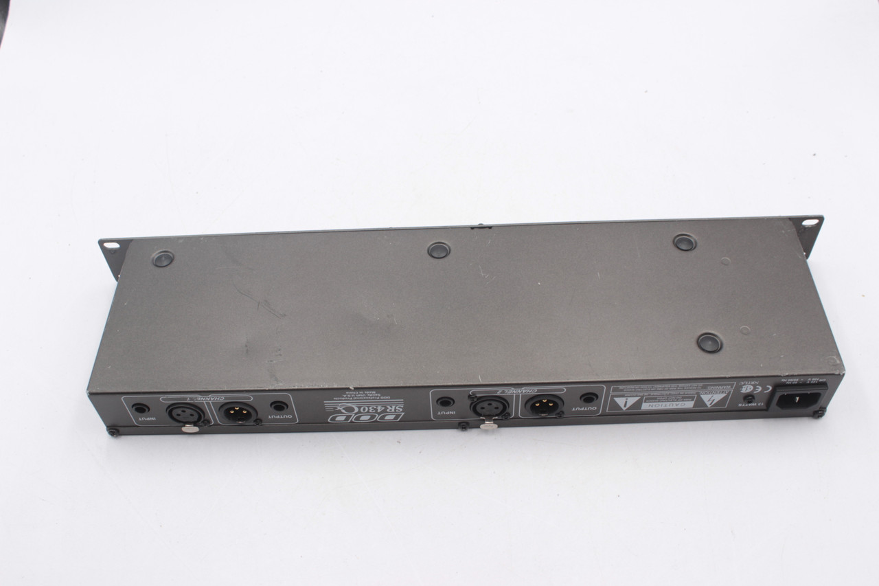 DOD SR430QX Stereo Graphic Equalizer 15-Band Instrument Pro Audio Rack ...
