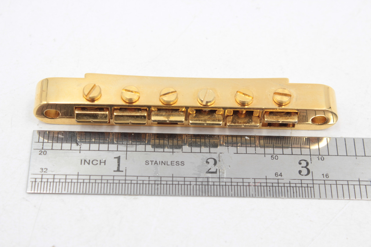 Gotoh MIJ Japan Gold Tune-O-Matic Guitar Bridge