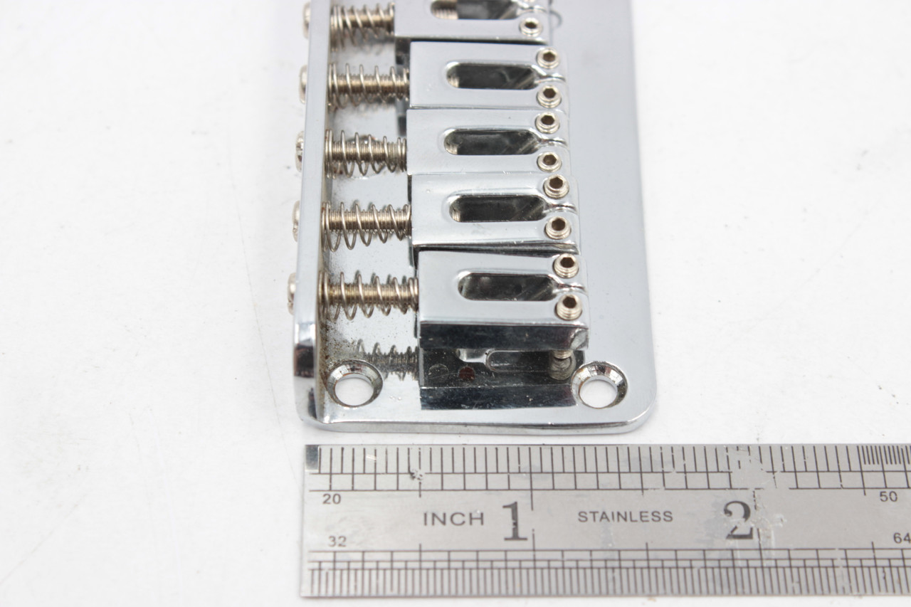 First Act ME431 Top Mount Top Load Strat Style Chrome Guitar Bridge