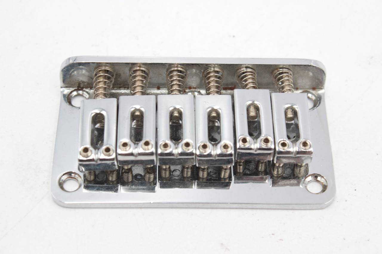 First Act ME431 Top Mount Top Load Strat Style Chrome Guitar Bridge