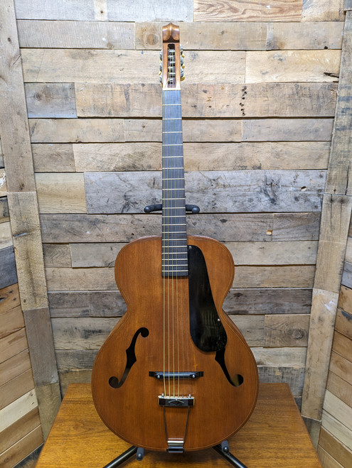 Very Rare 1939 Kay Violin Head Fiddleneck Archtop Acoustic Guitar w ...