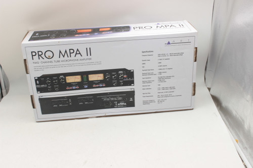 ART Pro MPA II 2-channel Rack Mount Tube Microphone Preamp