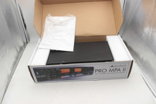 ART Pro MPA II 2-channel Rack Mount Tube Microphone Preamp