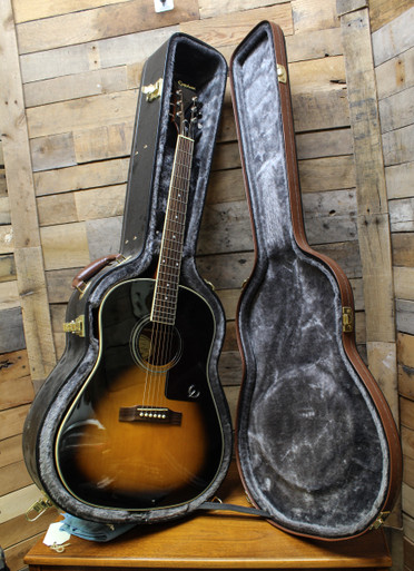 Epiphone Acoustic Electric AJ-200 EVS Guitar w/ Hard Case