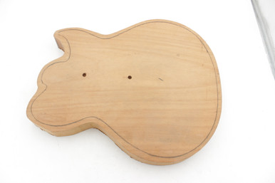 LP Style Single Piece Mahogany Electric Guitar Body Project