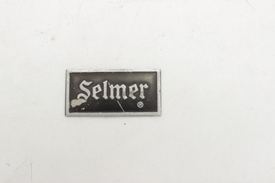 Vintage Selmer 2" Metal Logo Label Badge