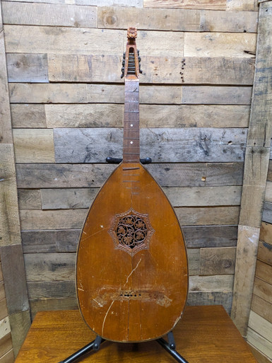 Rare Antique Baroque Style Romantic German Lute-Guitar as-is