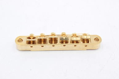 Gold Epiphone Tune-O-Matic B-2 Adjustable Guitar Saddle Bridge