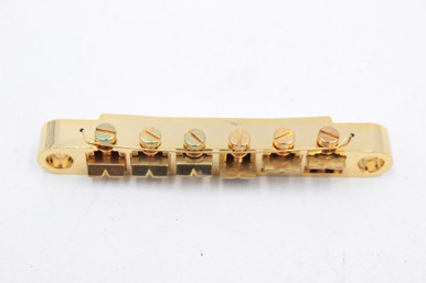 Gold Epiphone Tune-O-Matic Clip Lock Adjustable Saddle