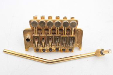 Vintage Licensed Floyd Rose II String-through-ferrules Gold Guitar ...