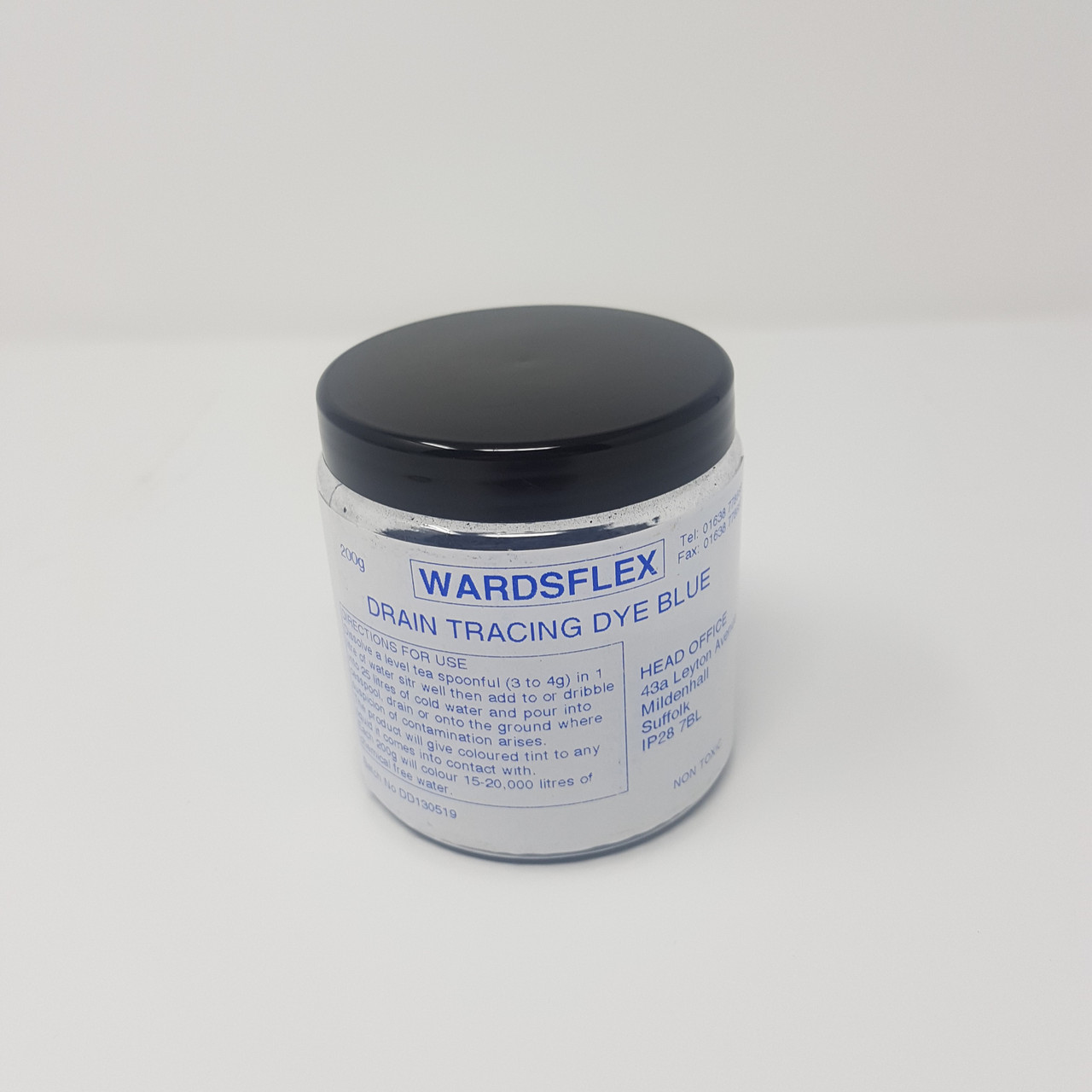 Drain Tracing Dye - Blue Powder - Wardsflex