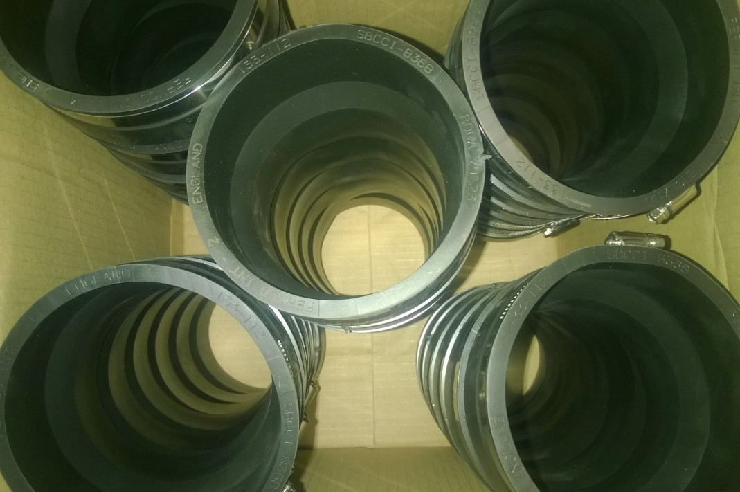 Econ 1: 110mm PVCu Straight Connector - Box of 100 - Wardsflex