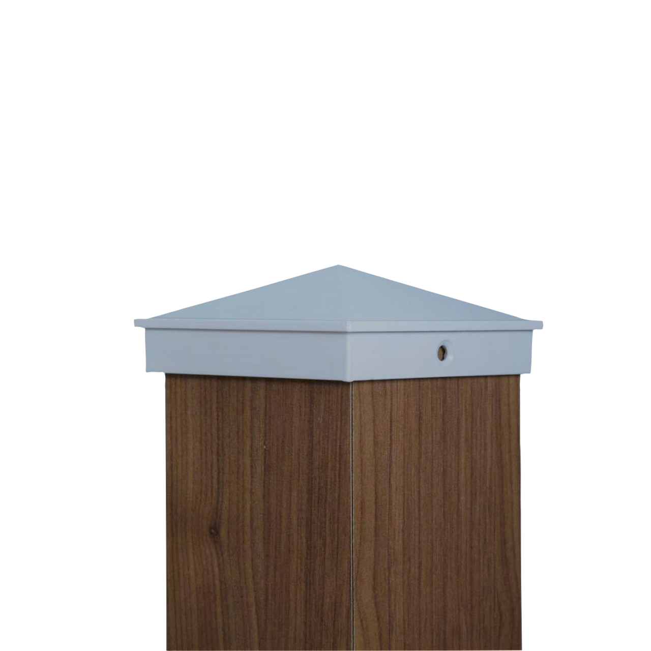 4x4 Post Cap │White Aluminium │ Fence Post Cap