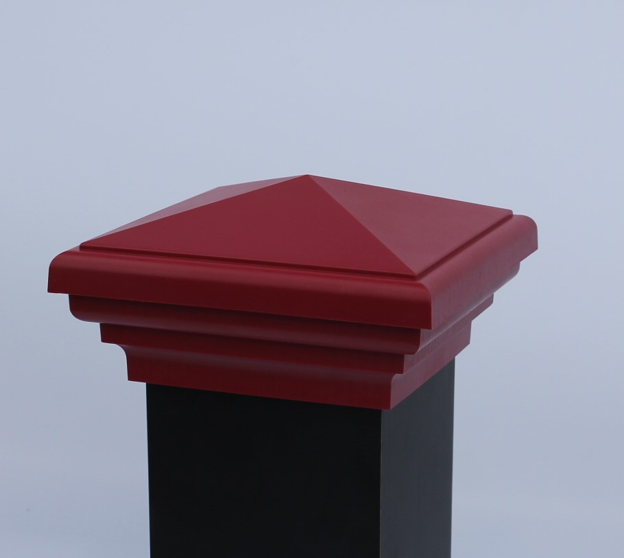 4x4 Post Cap | Real Estate Red | New England Style
