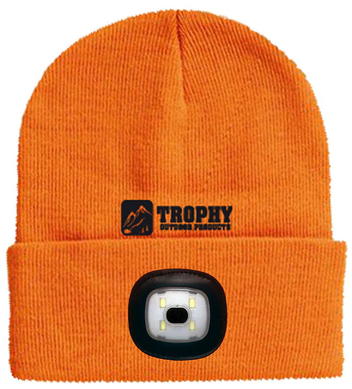 Trophy Angler Knit Cap With 200 Lumen LED Light - GoIceFish
