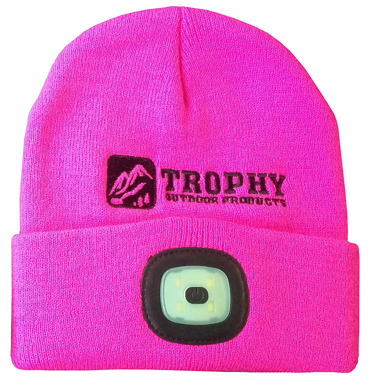 Trophy Angler Knit Cap With 200 Lumen LED Light - GoIceFish
