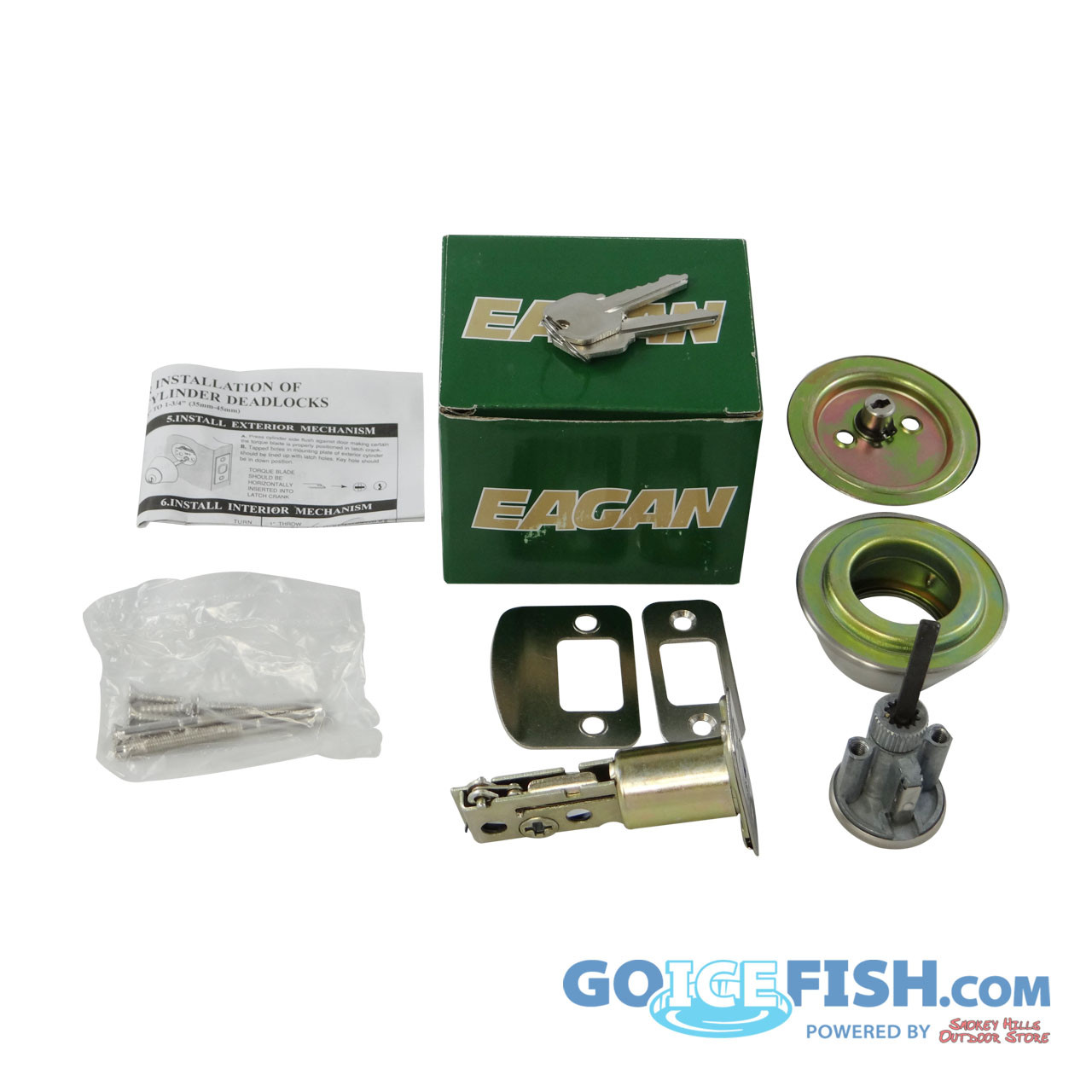 Dead Bolt - Dull Chrome - GoIceFish