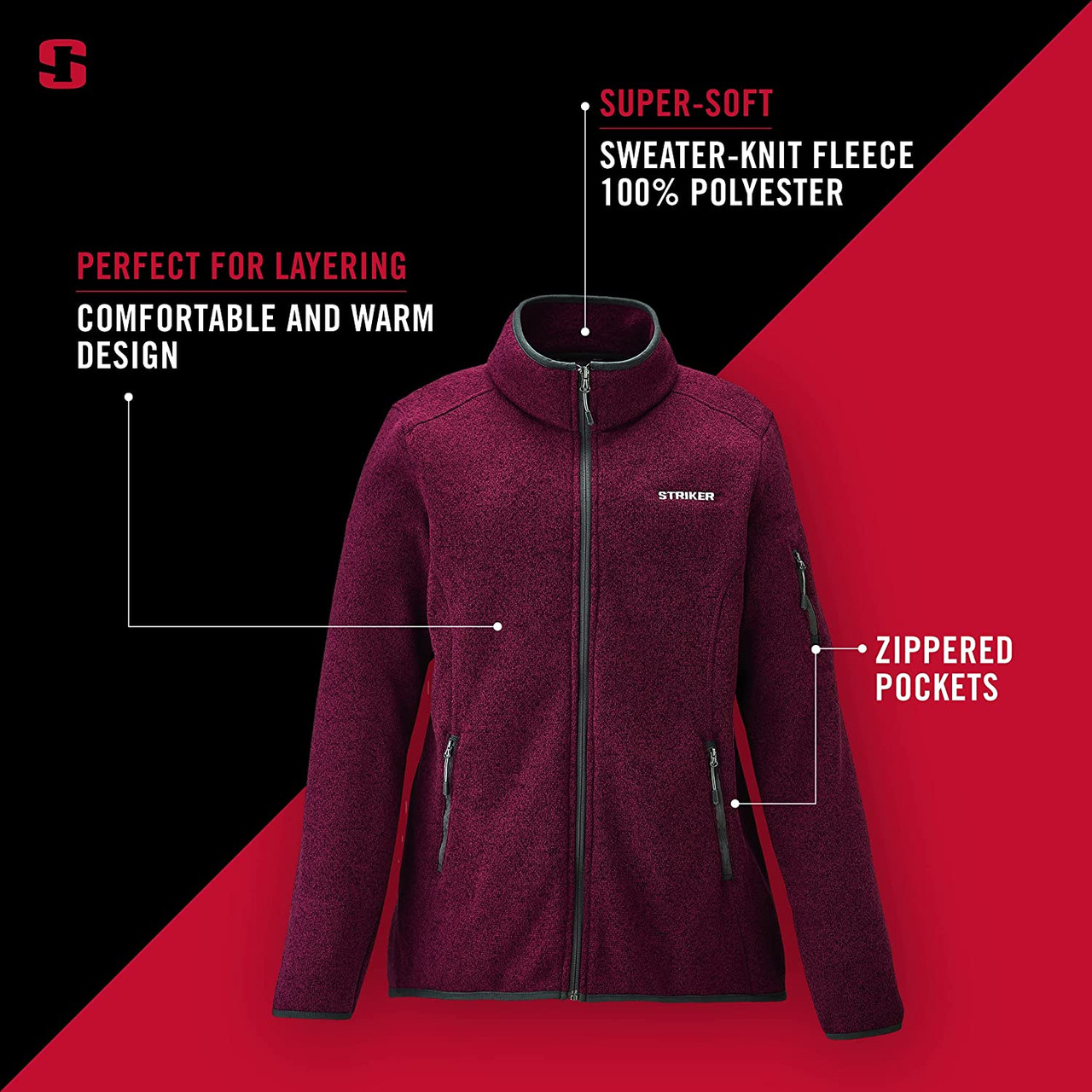 Striker Lodge Fleece Zip Up - GoIceFish