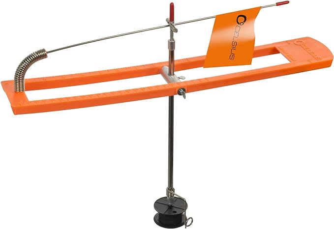 Celsius SBTU-50 Plastic Tip Up w/Line Black (799254) - GoIceFish