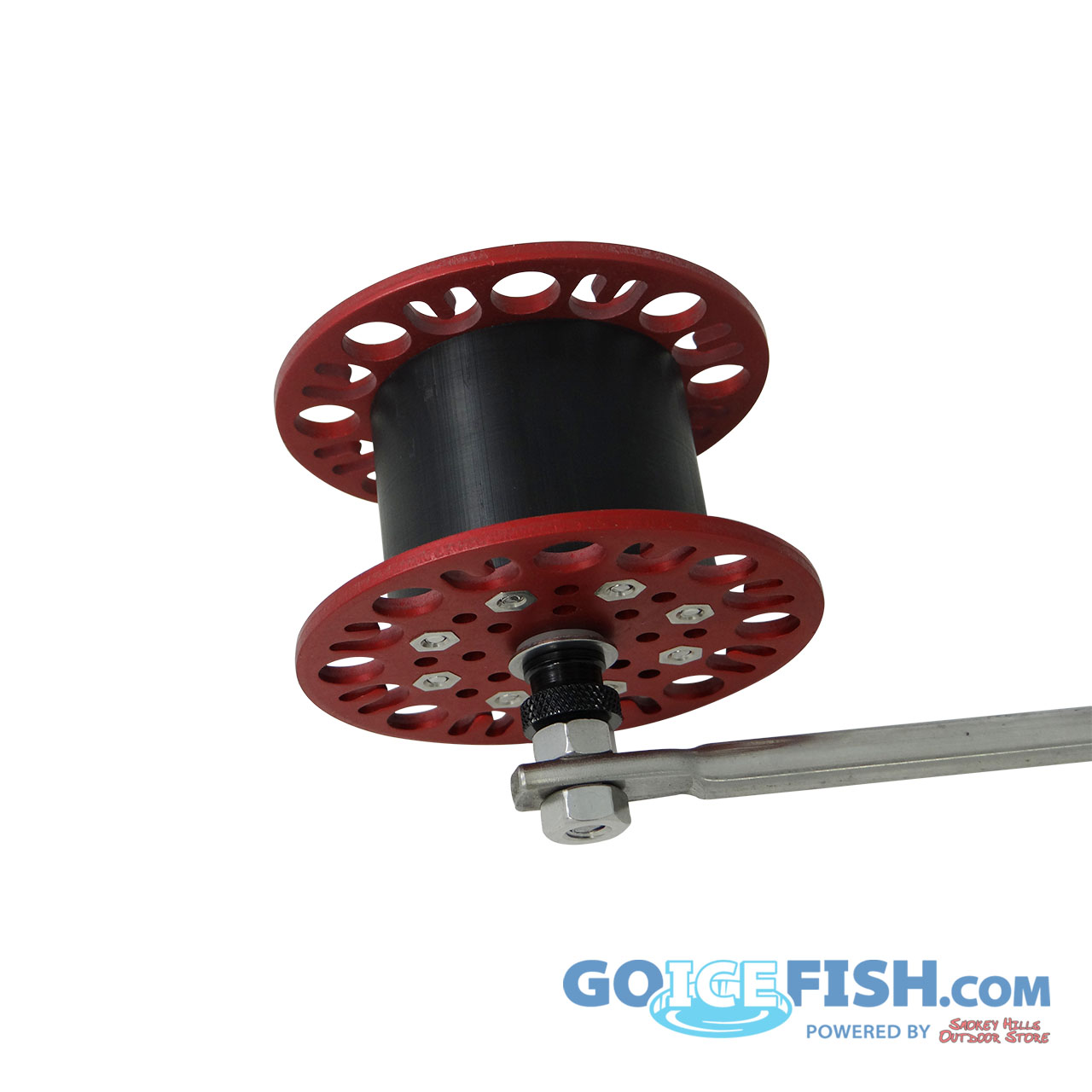 Ultimate Rattle Reel Red - GoIceFish
