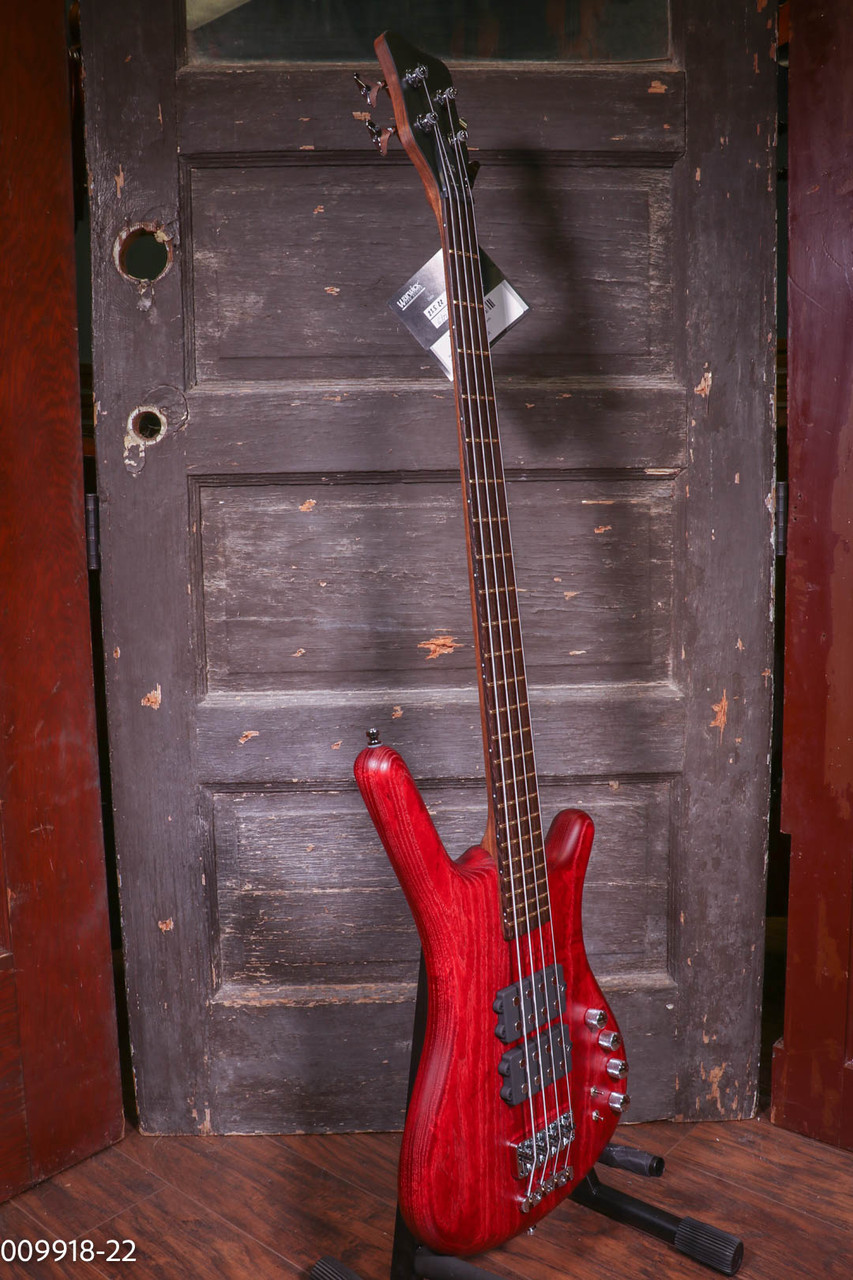 Warwick Pro Series Corvette $$ 4 String Electric Bass, Burgundy Red ...