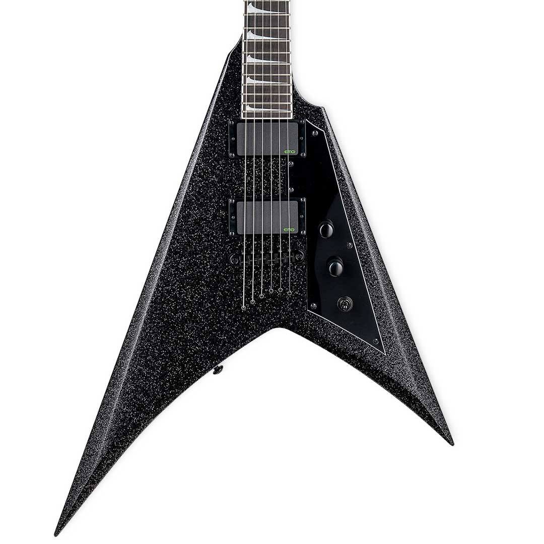 ESP LTD Kirk Hammett Signature KH-V Black Sparkle Electric Guitar at No ...