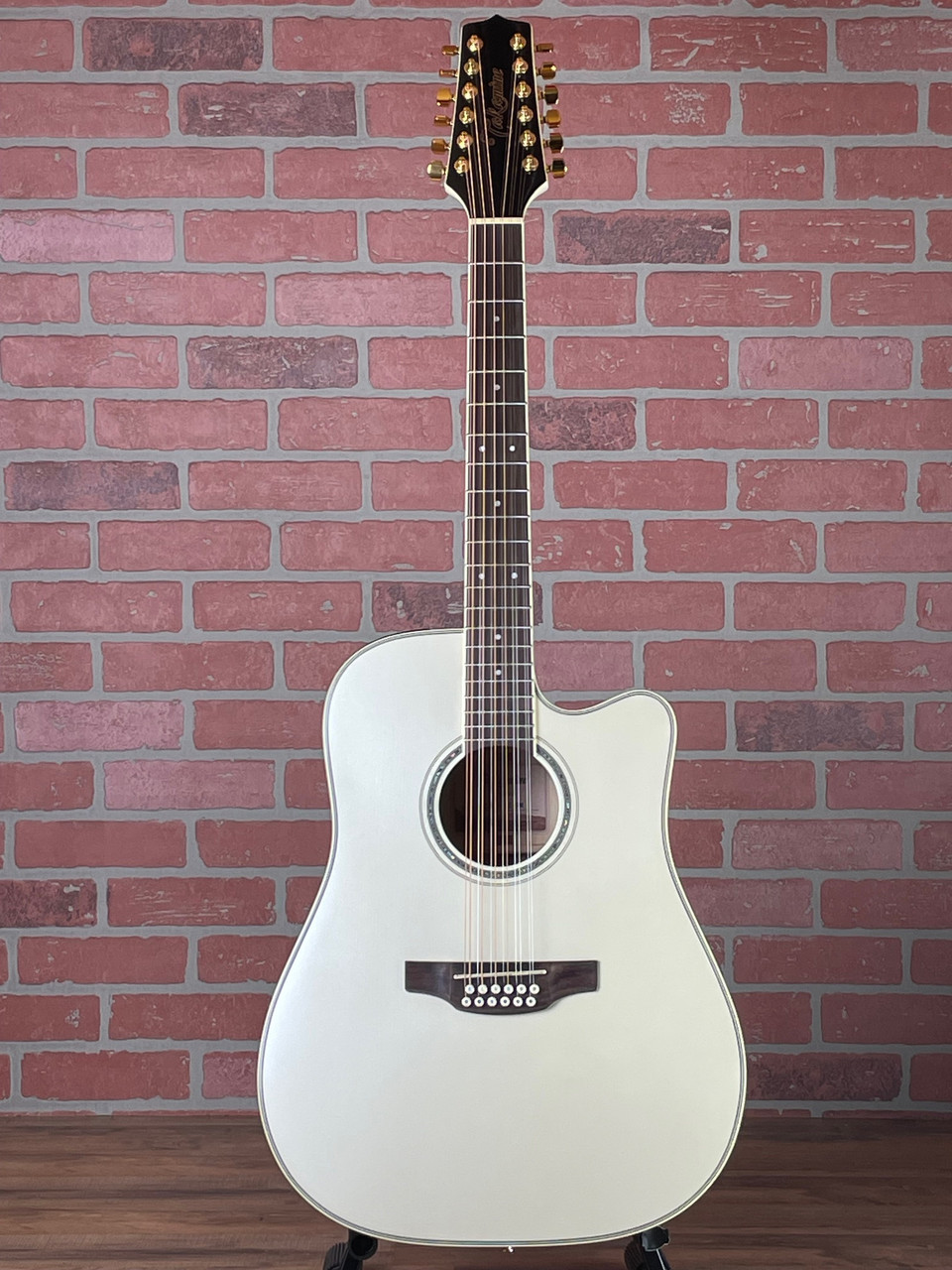 Takamine GD-37CE PW 12-string Acoustic-electric Guitar - Pearl White at ...