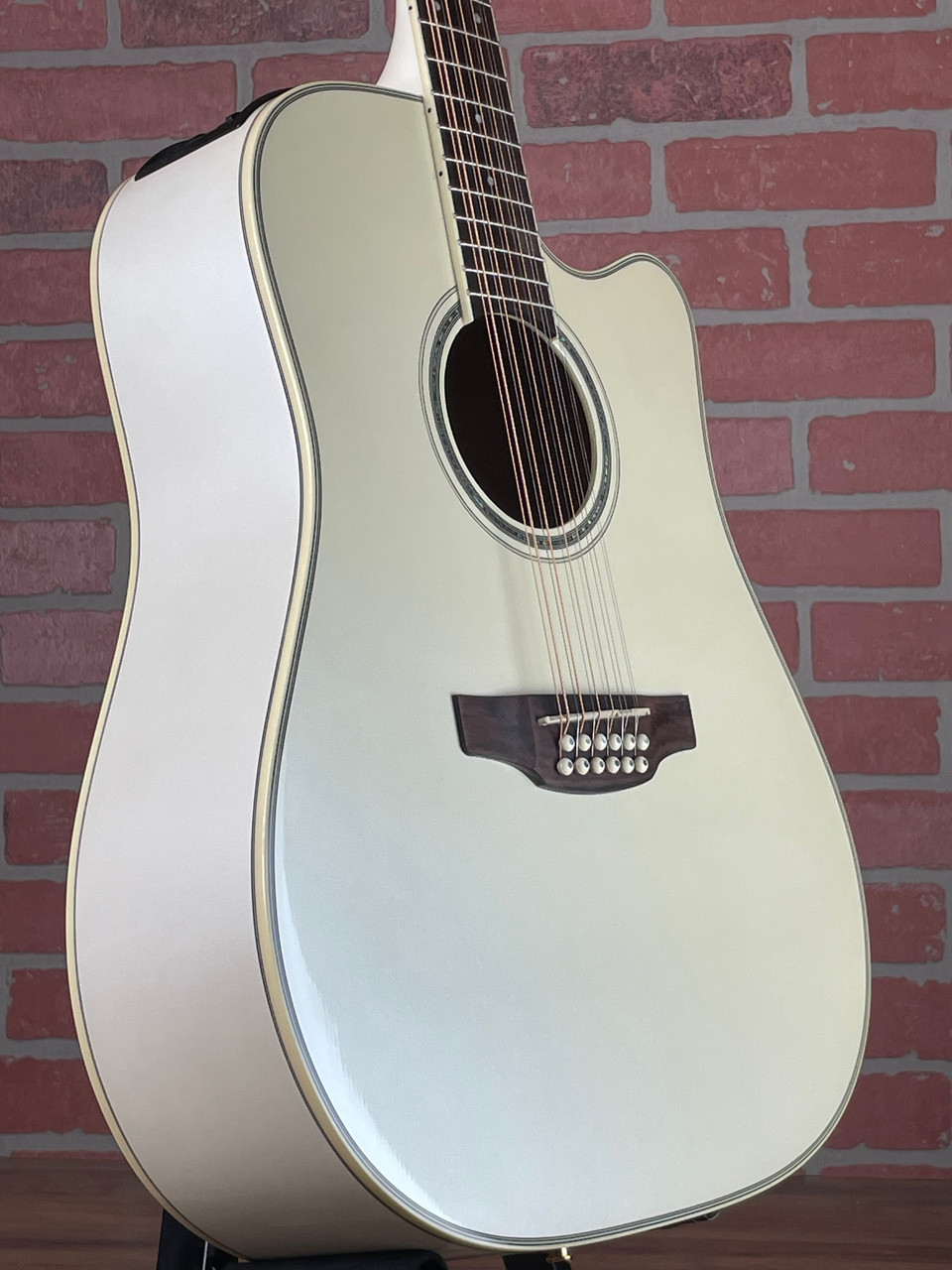 Shop Takamine GD-37CE PW 12-String Pearl White | No Limit Guitar Co