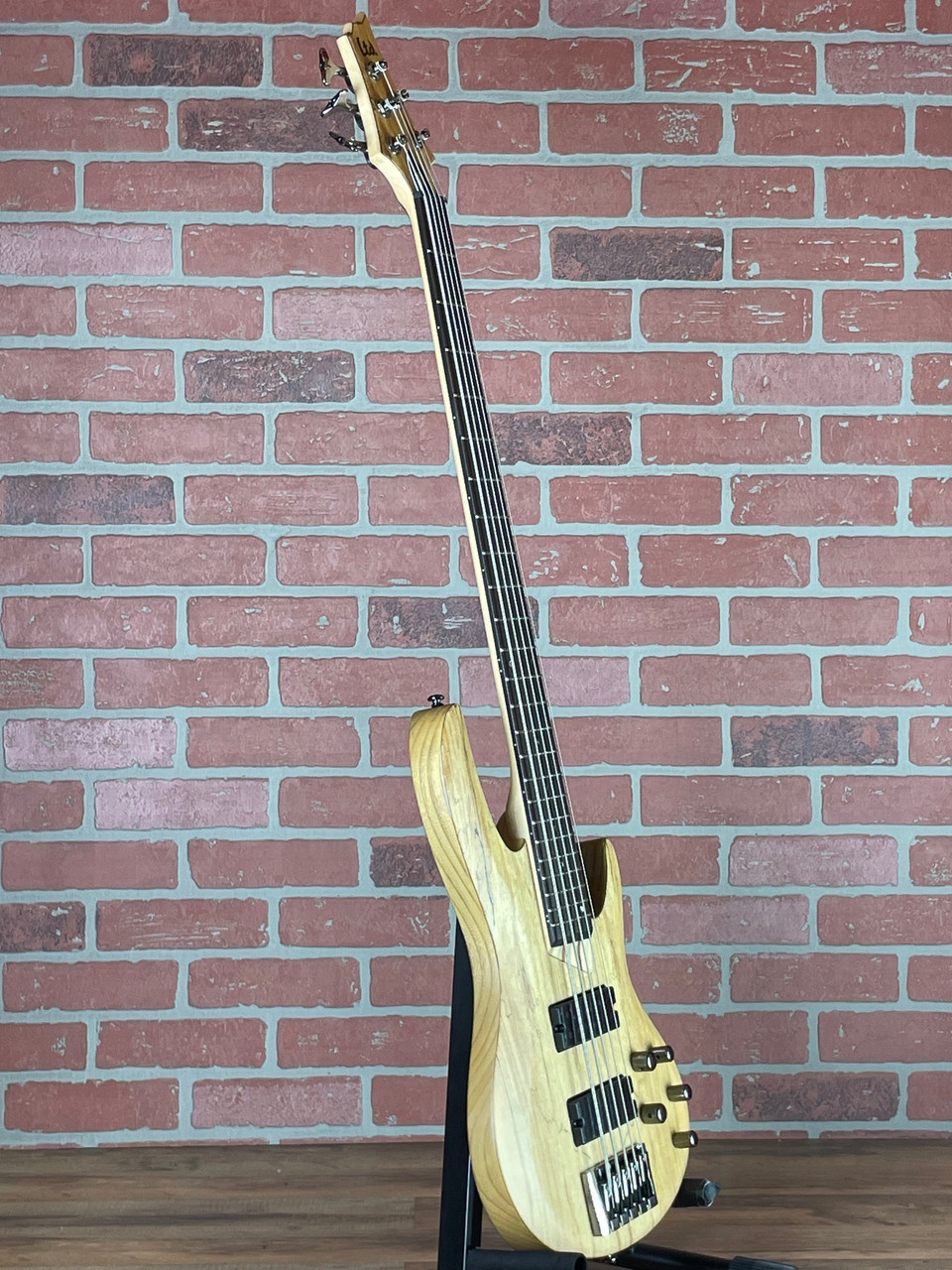 ESP LTD B-205SM 5-String Bass Guitar - Natural Satin at No Limit Guitar Co.