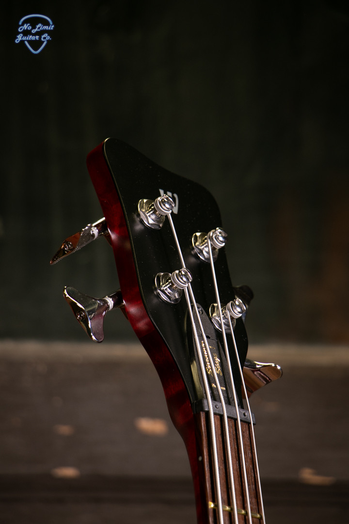 Warwick Pro Series Streamer Stage I 4 String - Burgundy Red Transparent ...