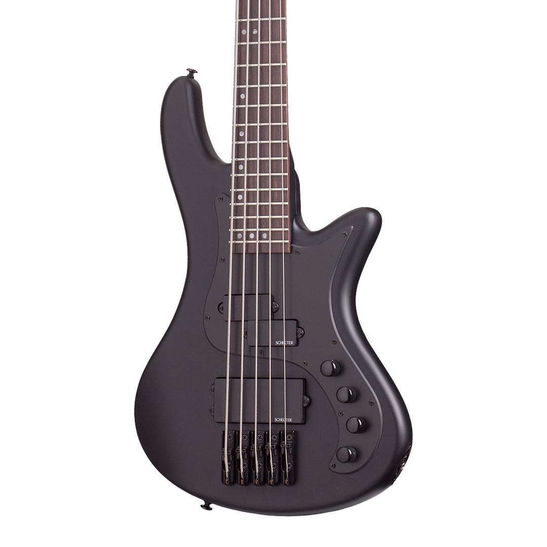 Schecter Stiletto Stealth 5 Electric Bass - Satin Black at No Limit ...