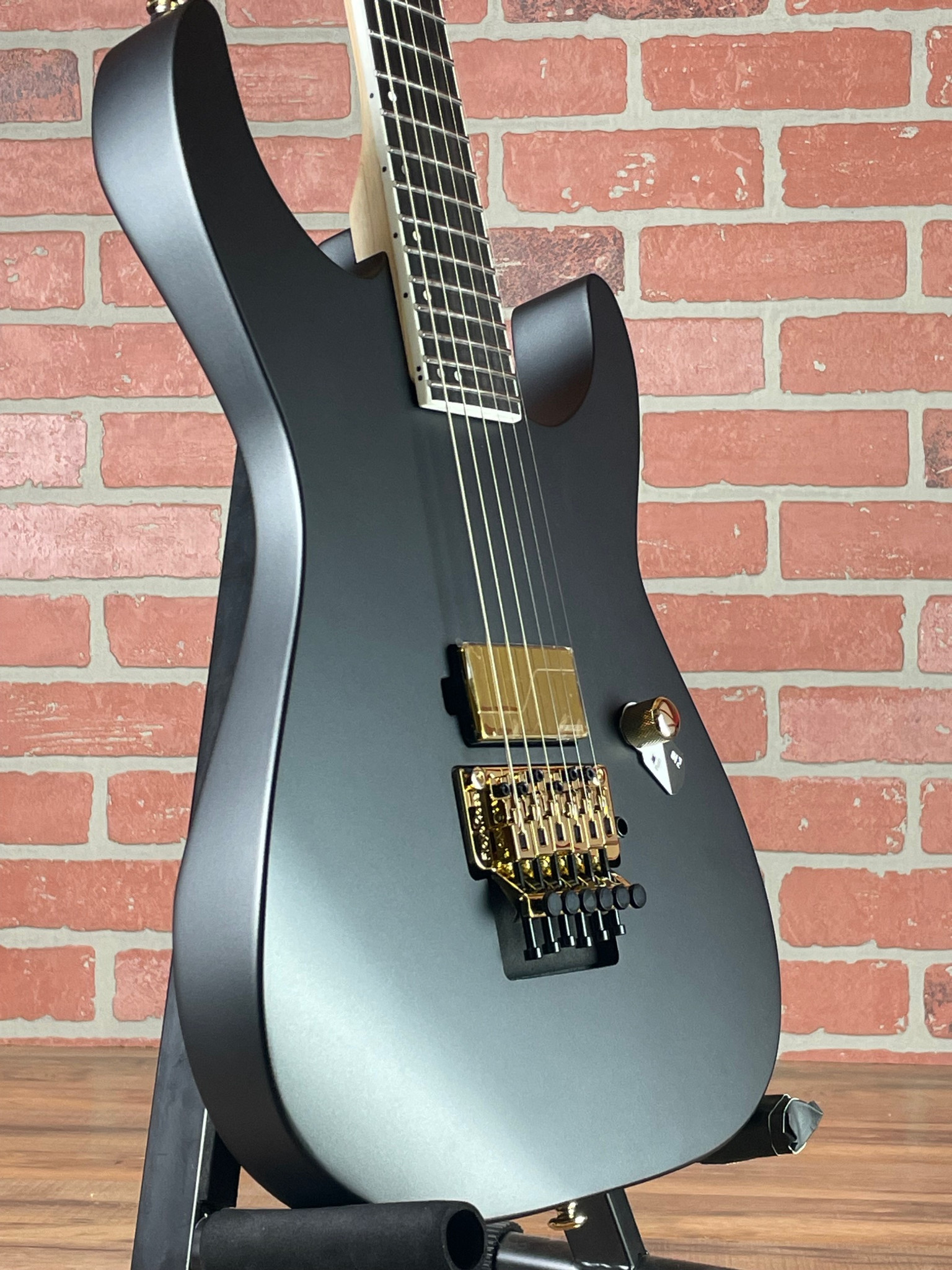 ESP LTD M-1001 Electric Guitar - Charcoal Metallic Satin at No Limit Guitar Co.