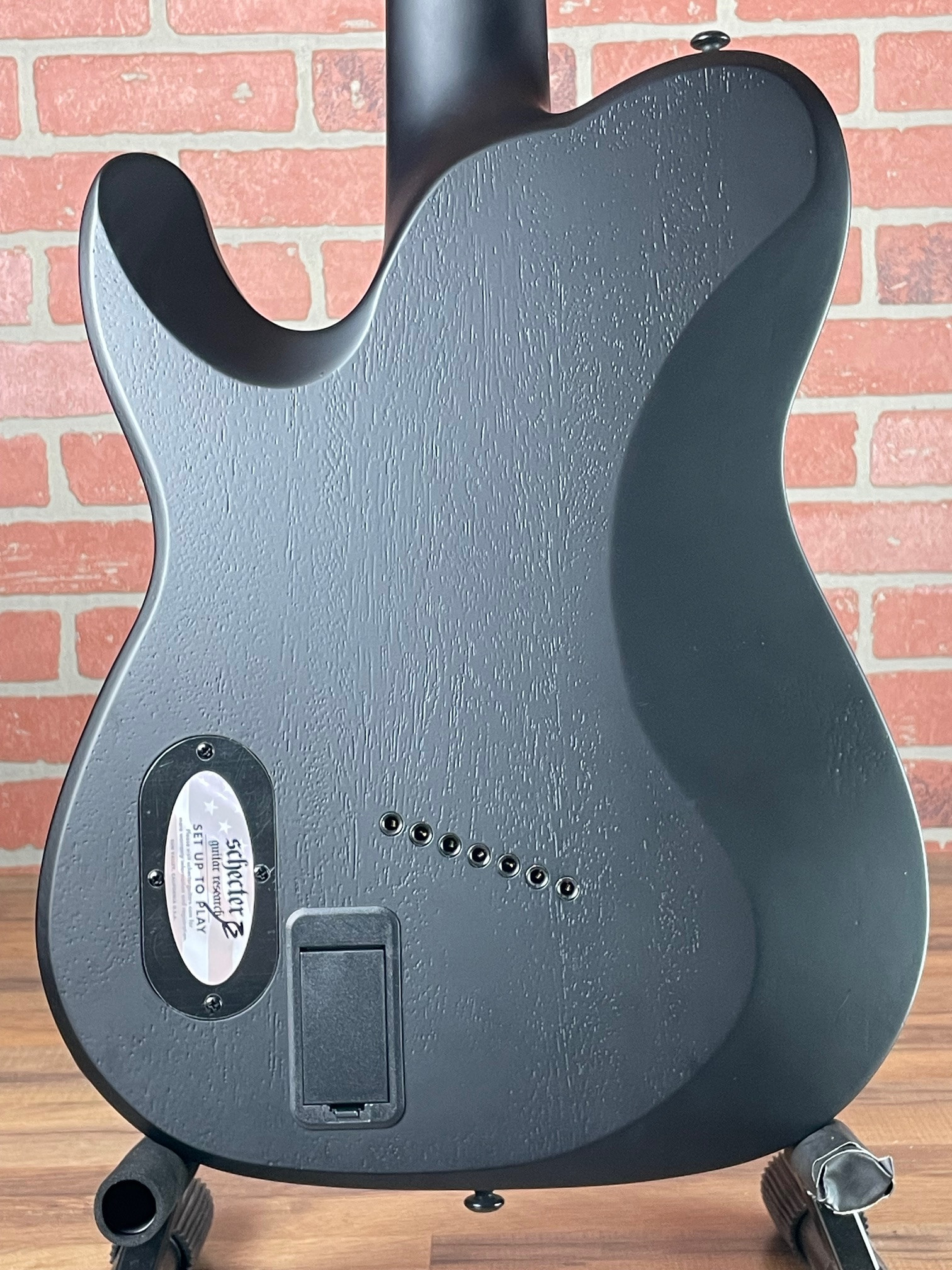Schecter PT-7 MS Black Ops Electric Guitar - Black at No Limit Guitar Co.
