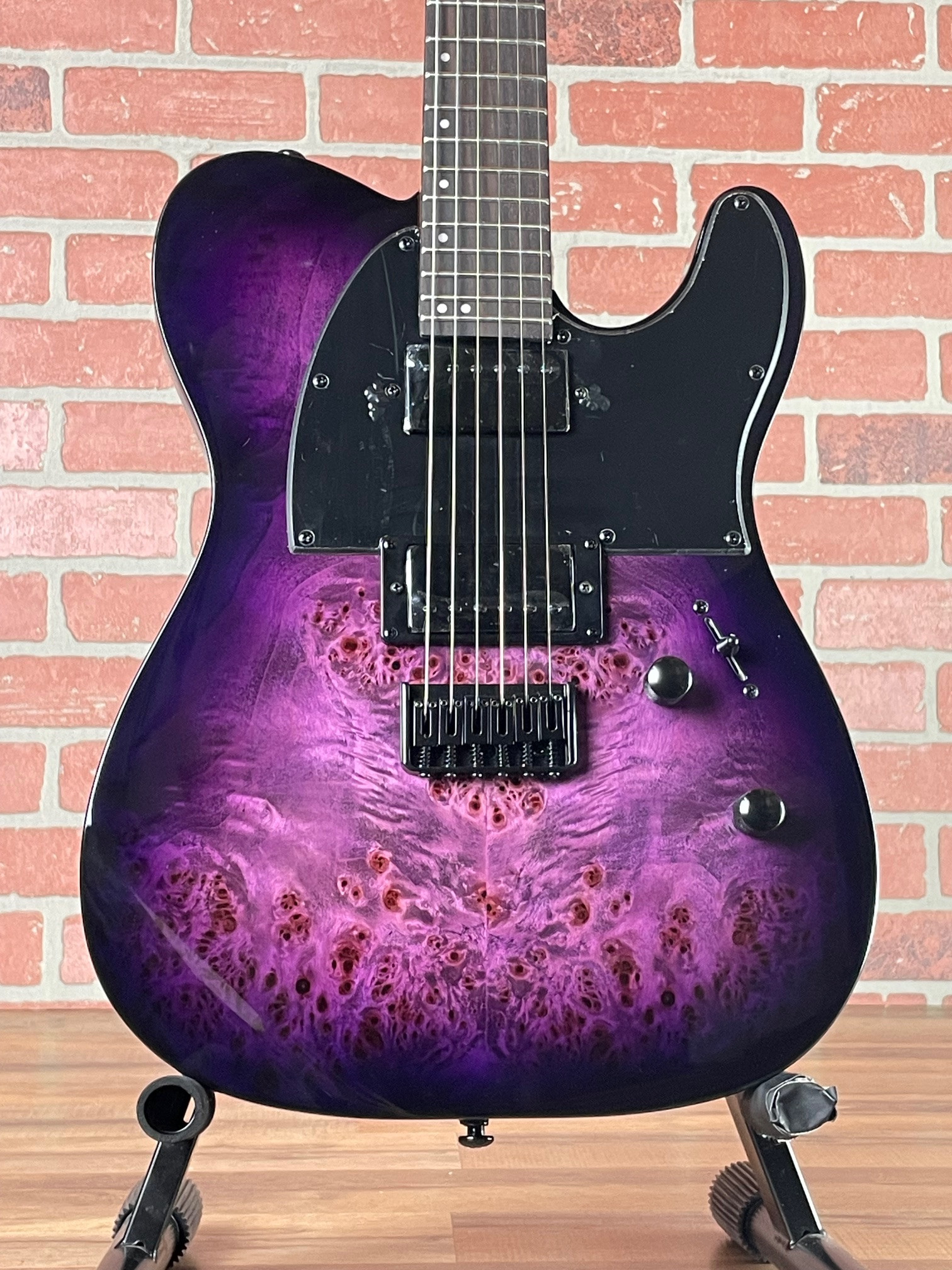 ESP LTD TE-200DX Electric Guitar - Purple Burst at No Limit Guitar Co.