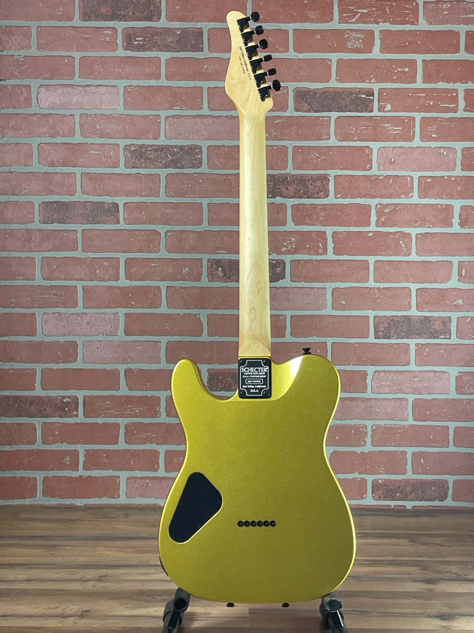 Schecter USA Custom Shop PT HH Electric Guitar - Vintage Gold at No ...